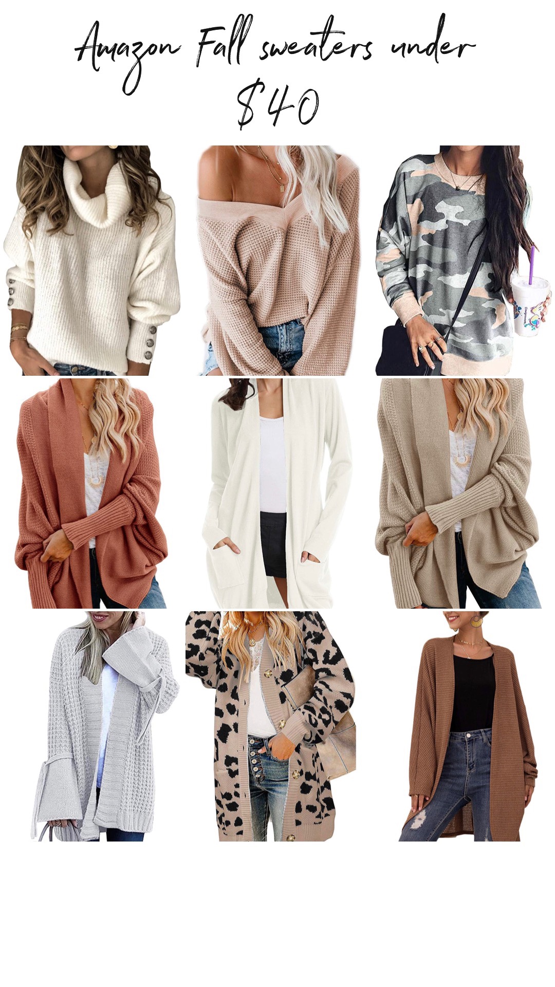 Amazon Fall Sweaters under $40 - Sarah Tanatra